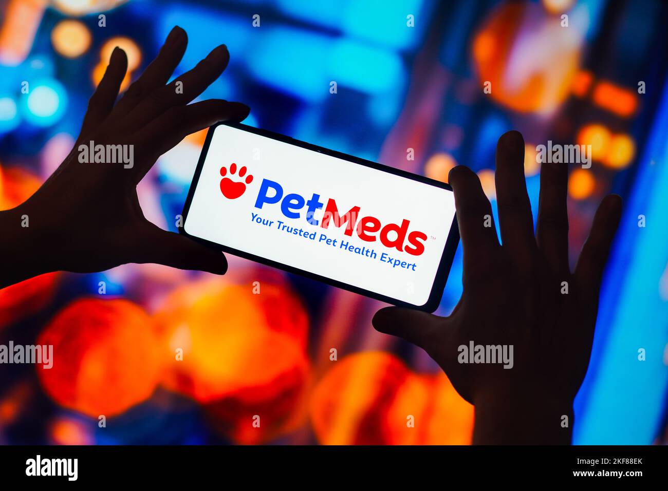 Brazil. 16th Nov, 2022. In this photo illustration, the PetMeds Express ...