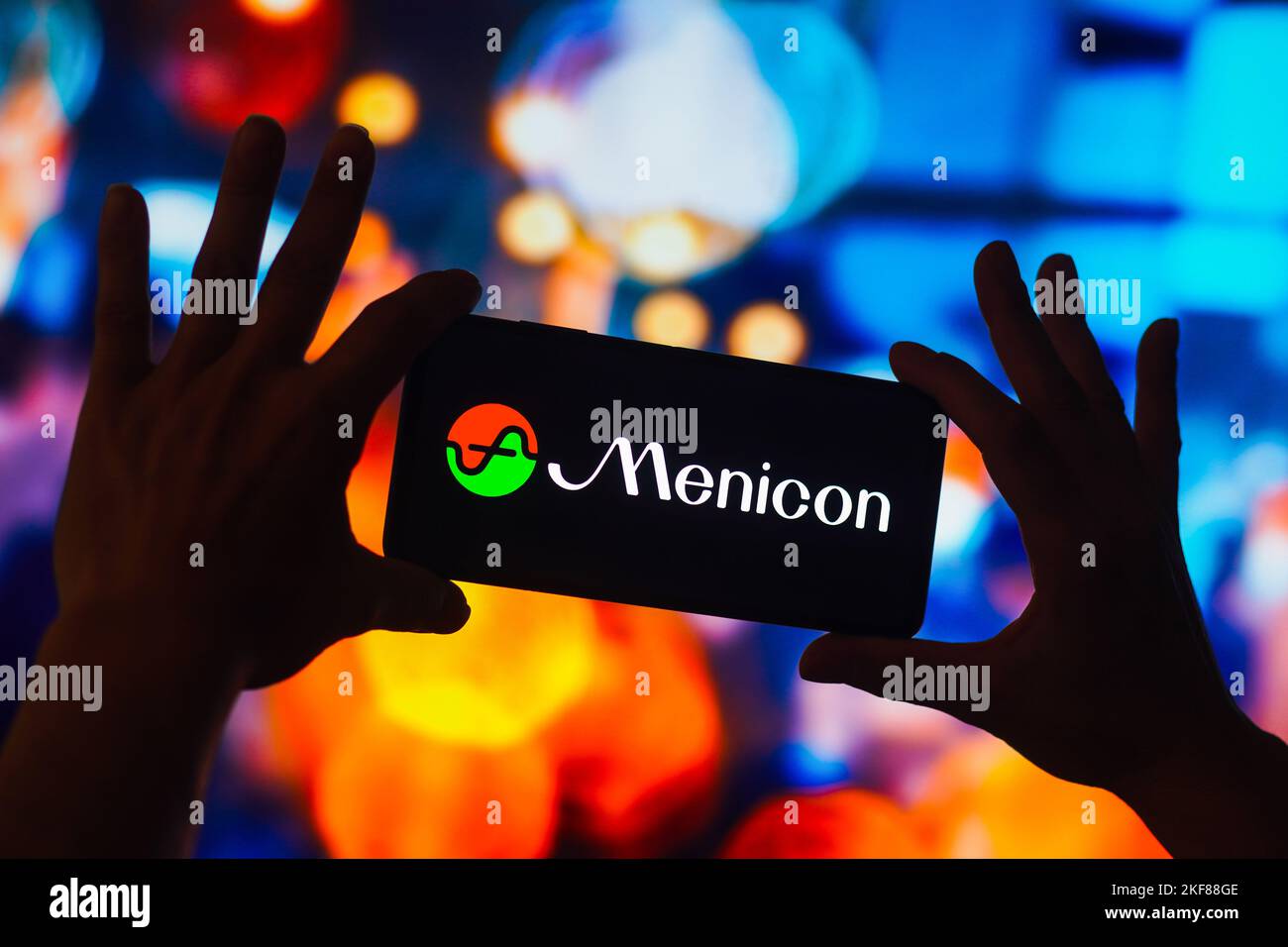 Brazil. 16th Nov, 2022. In this photo illustration, the Menicon logo is ...