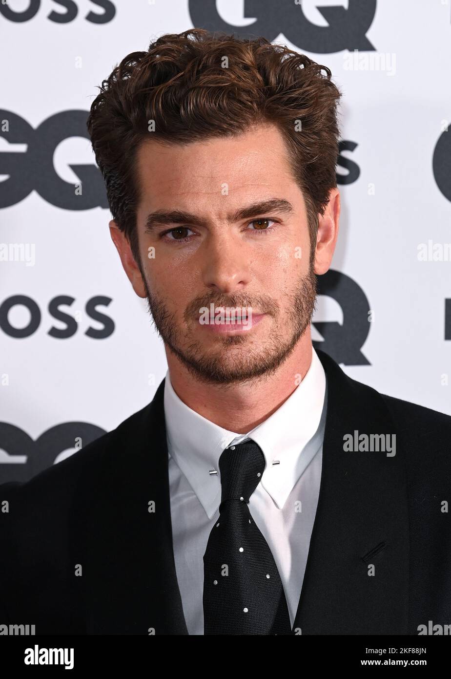 November 16th, 2022, London, UK. Andrew Garfield arriving at The GQ Men ...