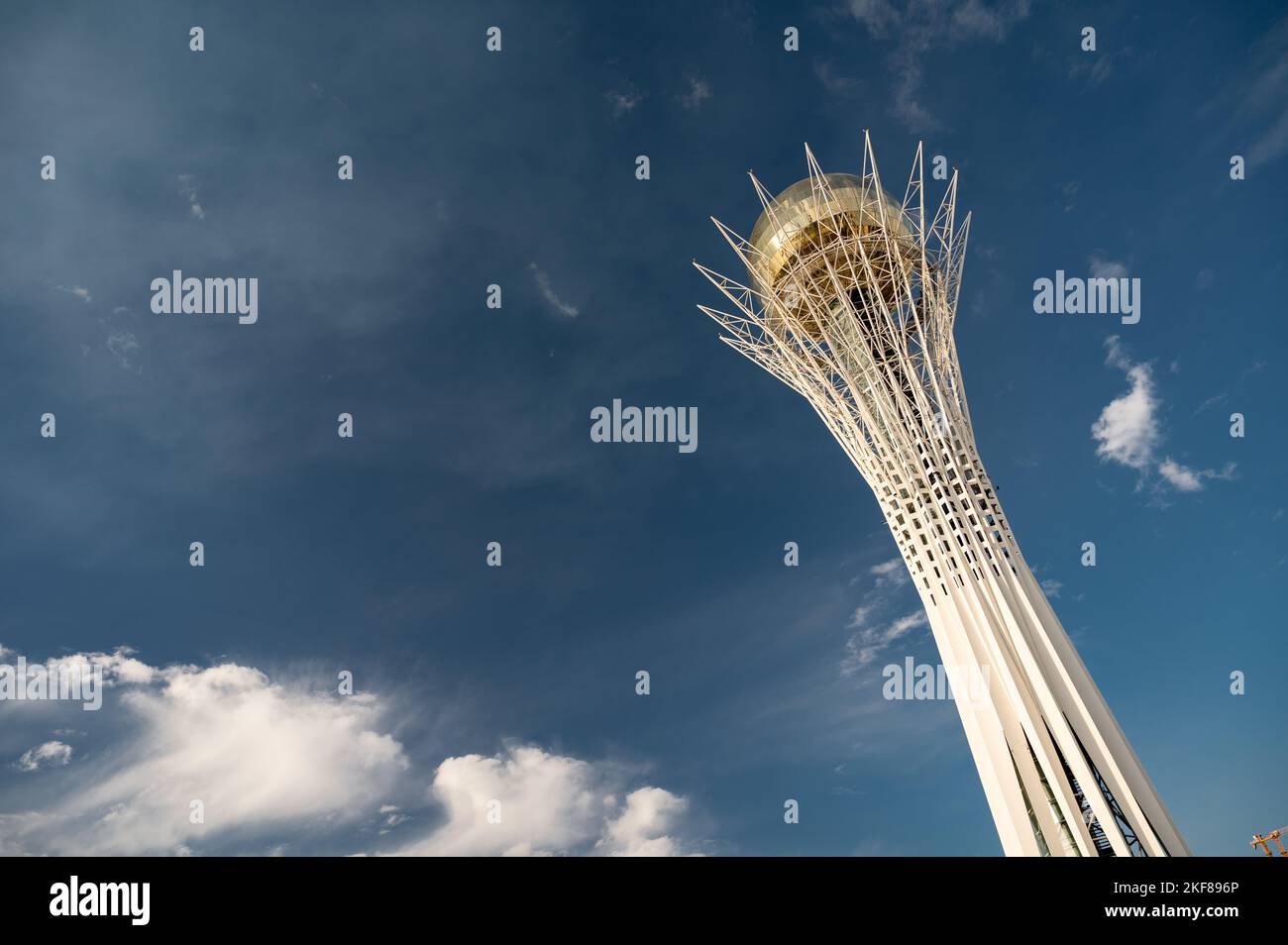 ASTANA, KAZAKHSTAN - OCTOBER 08, 2022: Bayterek tower is the main ...