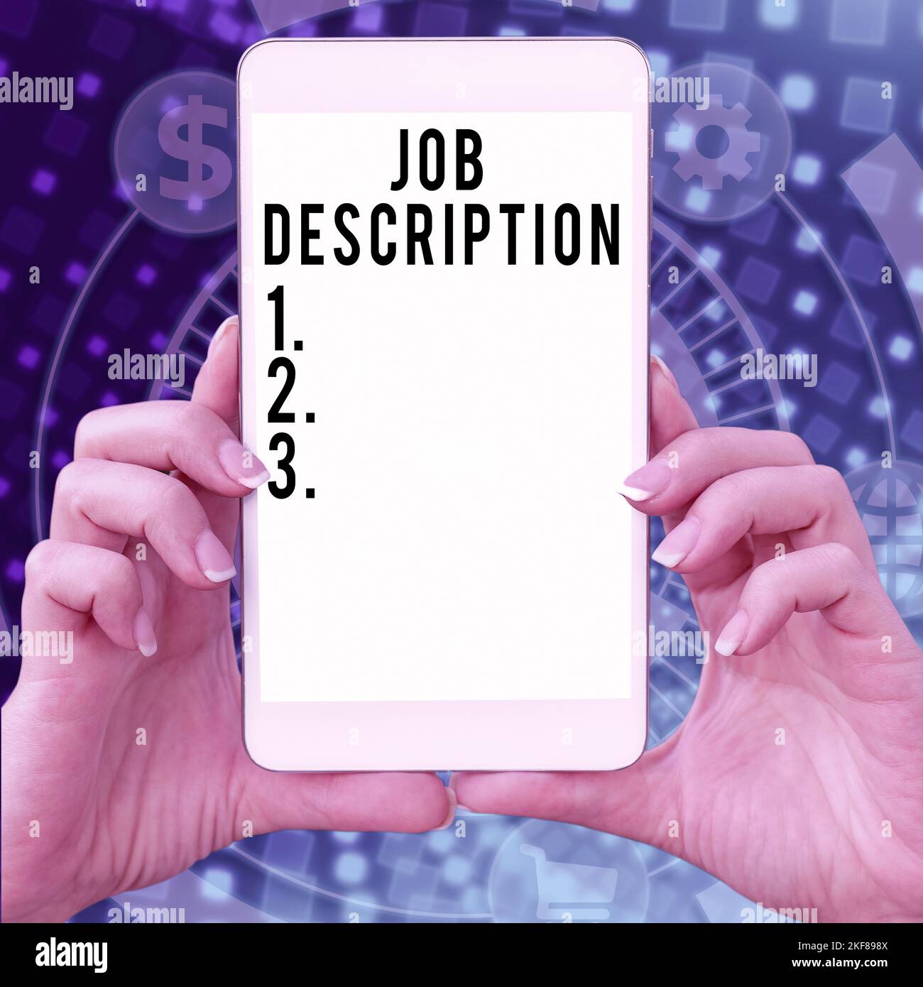 Sign displaying Job Description. Internet Concept written narrative ... Sign displaying Job Description. Internet Concept written narrative ...