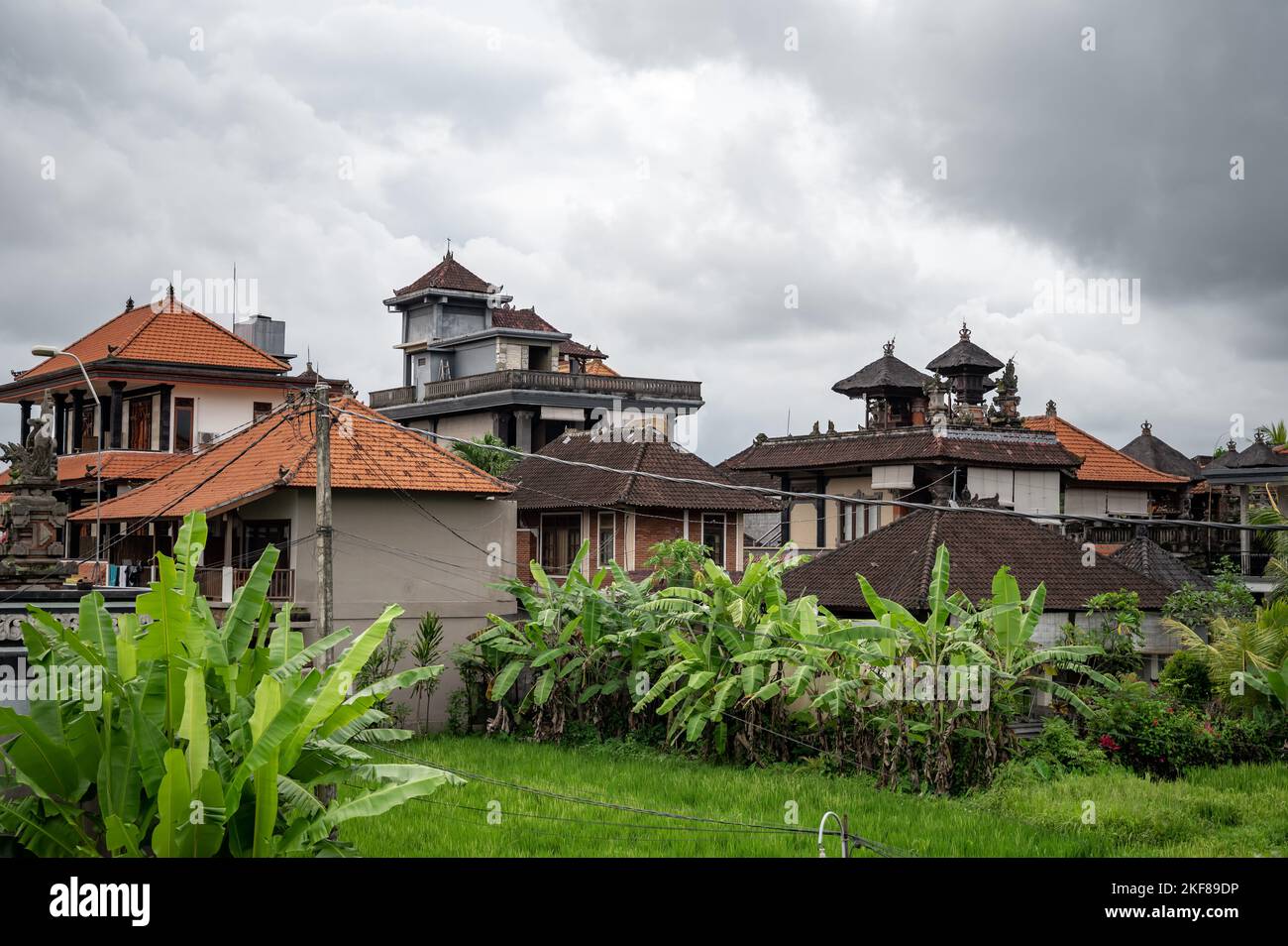 Bali Island houses, traditional architecture of Bali Island's houses in ...