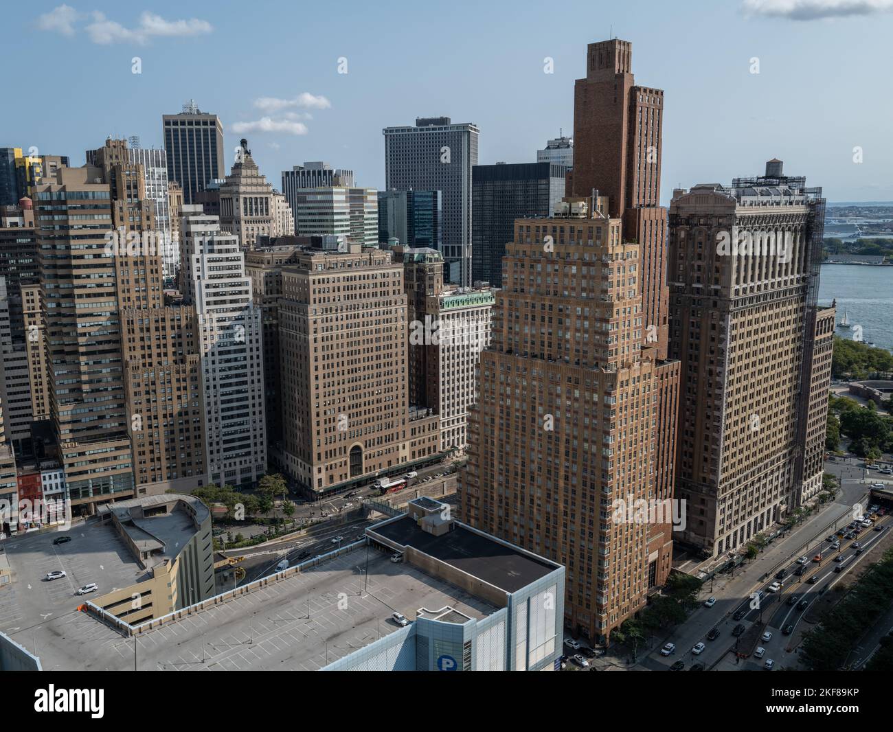 NEW YORK, N.Y. — September 17, 2022: Buildings are seen in Lower ...
