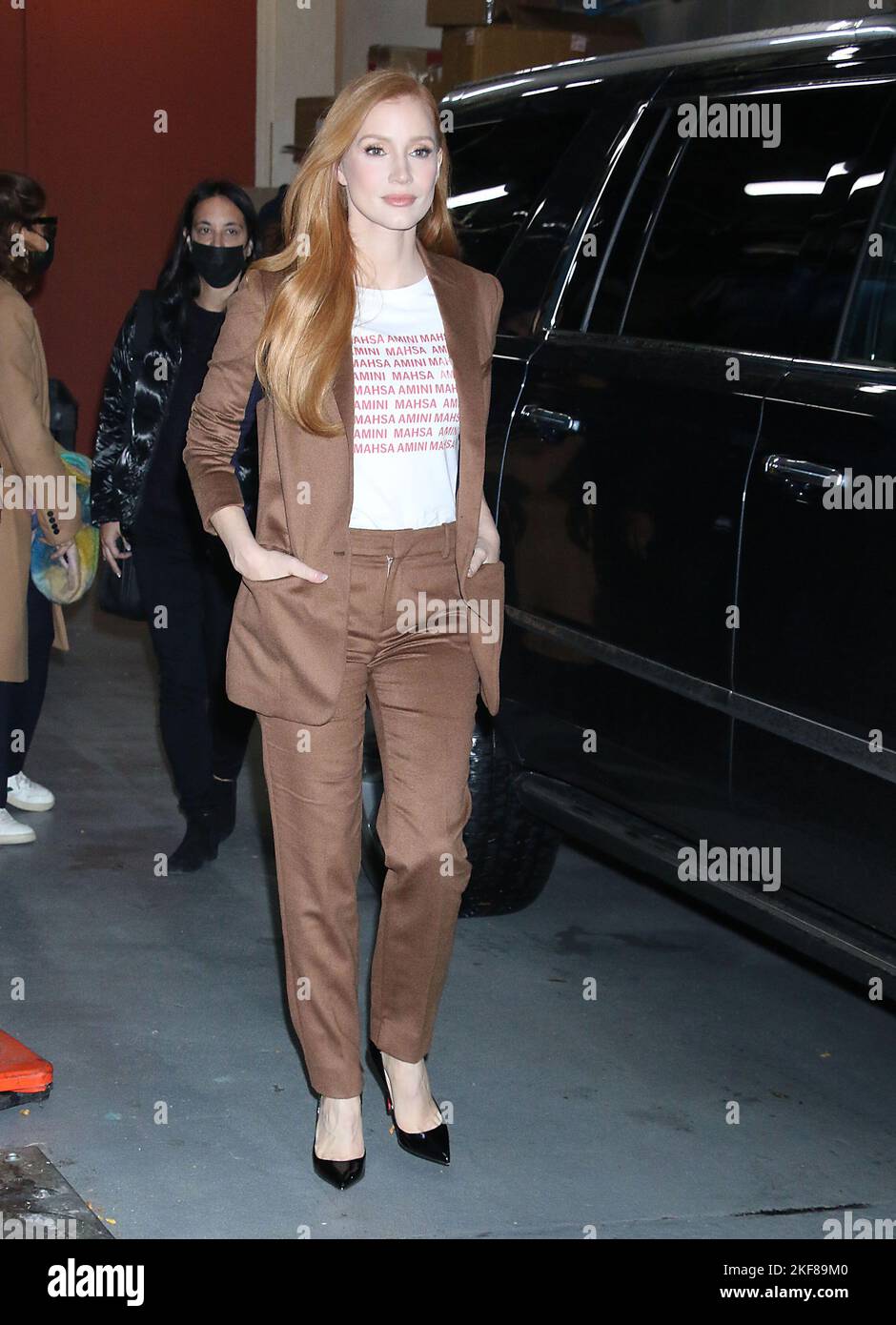 Celebrities At ‘Live with Kelly & Ryan’ -PICTURED: Jessica Chastain ...