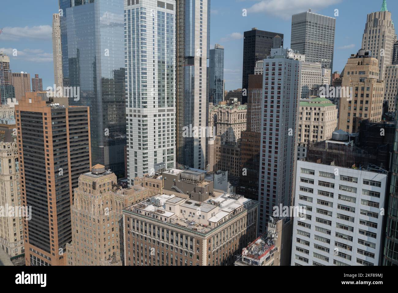 NEW YORK, N.Y. — September 17, 2022: Buildings are seen in Lower ...