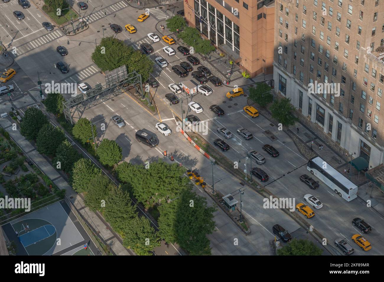 NEW YORK, N.Y. — September 17, 2022: The West Side Highway is seen in ...