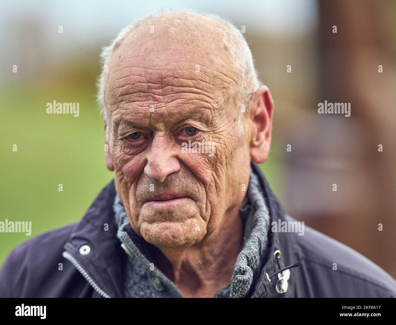 Hasselbach, Germany. 15th Nov, 2022. The sculptor Erwin Wortelkamp ...