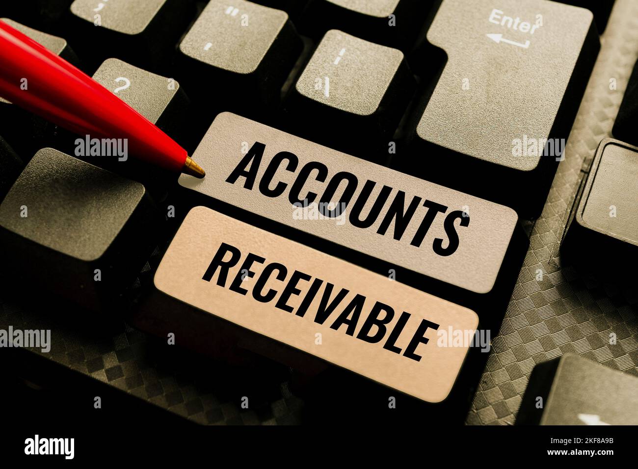 Conceptual caption Accounts Receivable. Concept meaning Legal Claim of ...