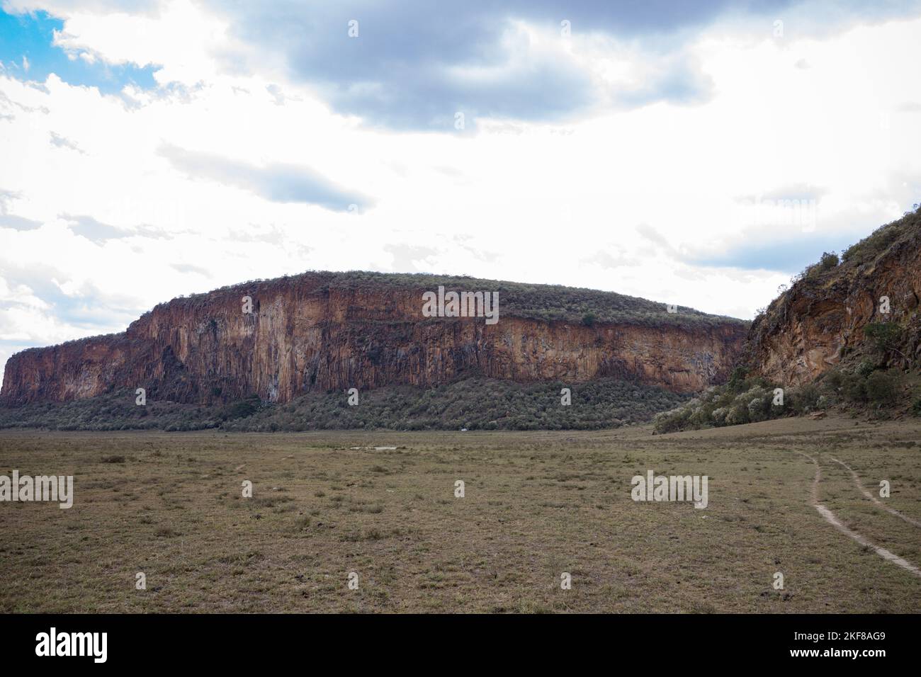 Hell's Gate National Park lies south of Lake Naivasha in Kenya, north ...