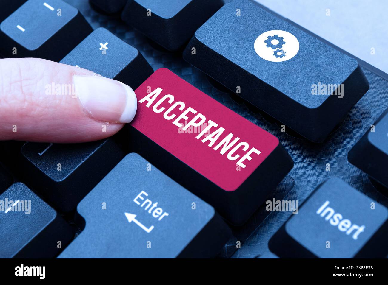 Inspiration showing sign Acceptance. Internet Concept when you agree to ...