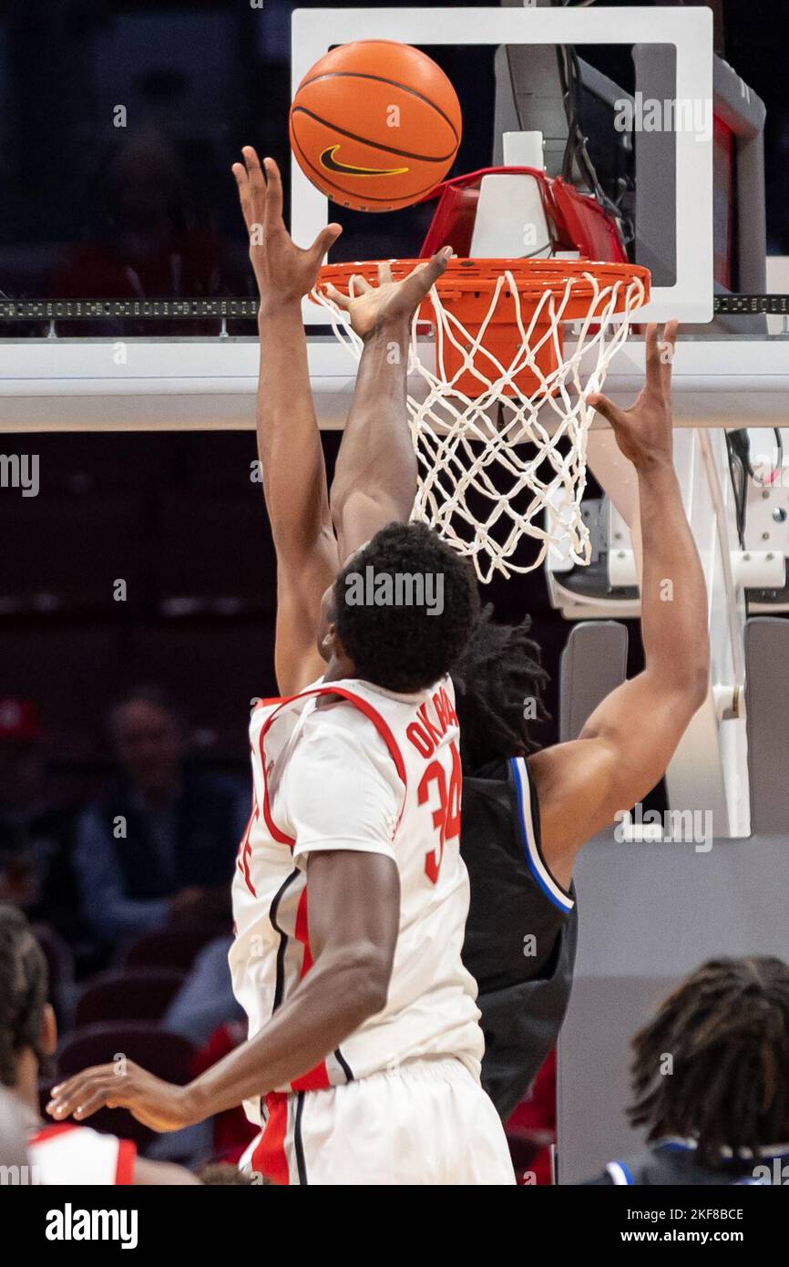 Columbus, Ohio, USA. 16th Nov, 2022. Ohio State Buckeyes center Felix ...