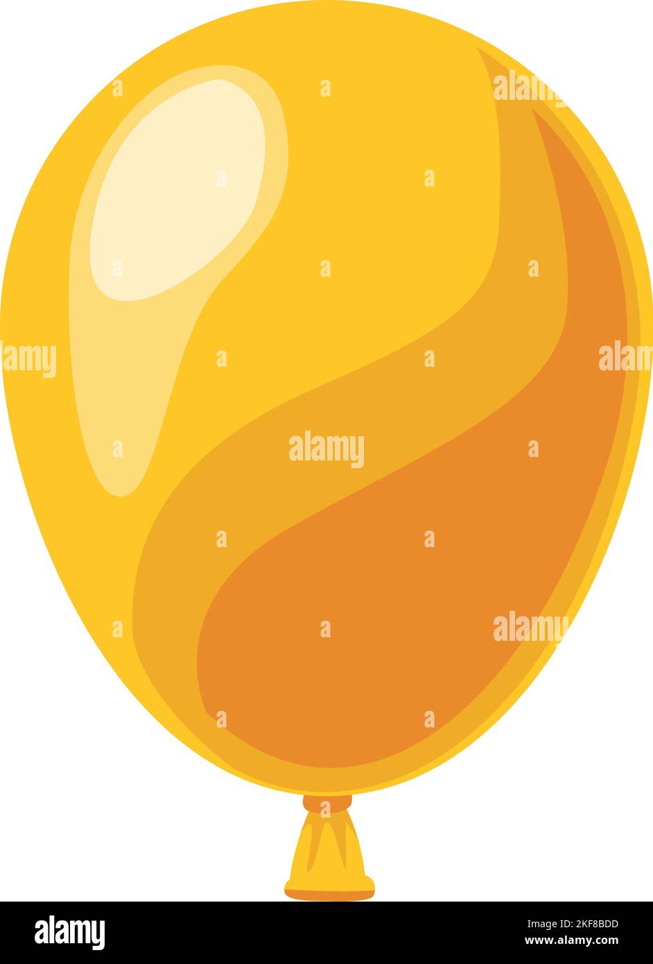 yellow balloon helium floating Stock Vector Image & Art - Alamy