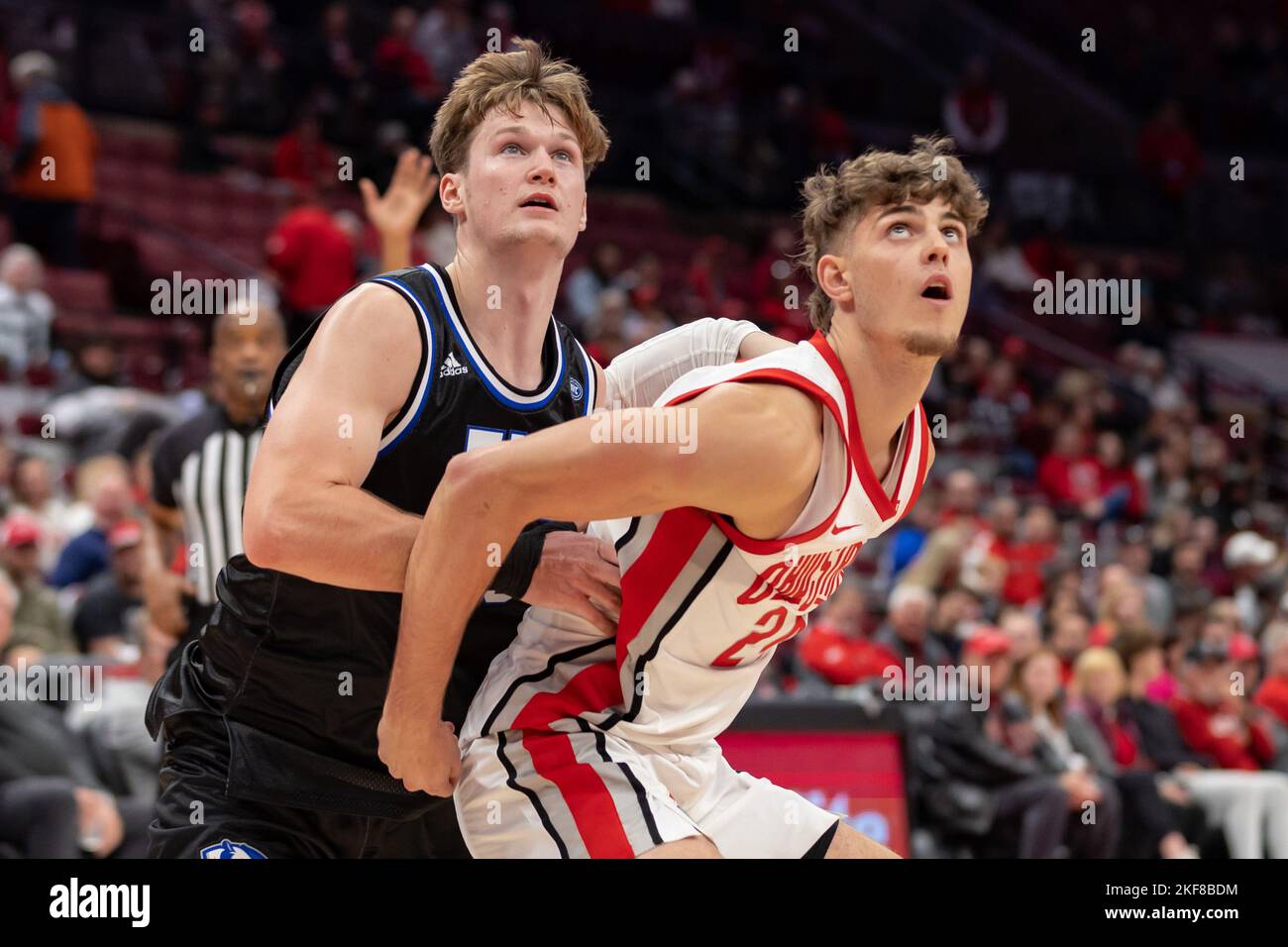 Columbus, Ohio, USA. 16th Nov, 2022. Ohio State Buckeyes guard Kalen ...