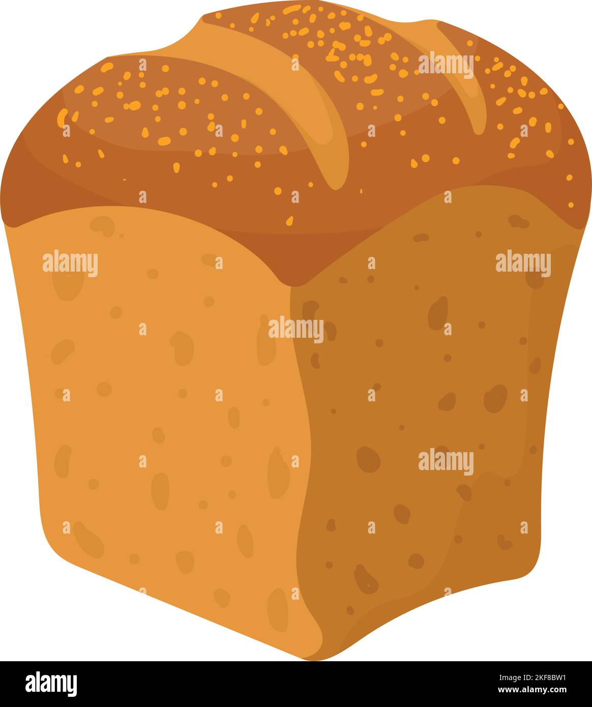 wheat bread pastry product Stock Vector Image & Art - Alamy