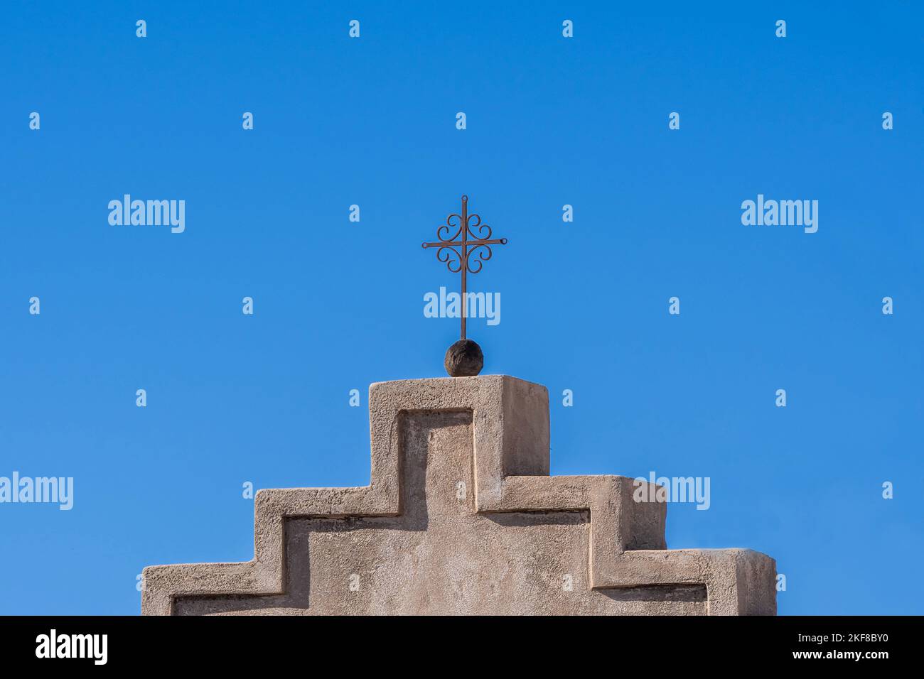 Tucson, AZ, USA - April 1, 2022: The San Xavier del Bac Mission Church ...