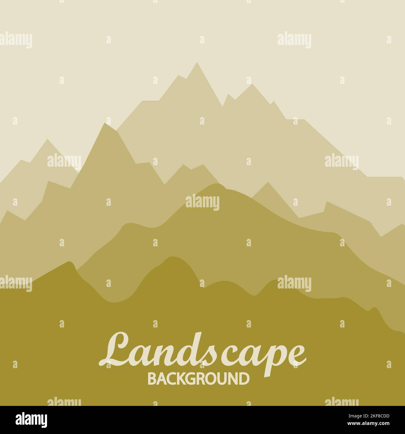 Mountain hills landscape background vector Stock Vector Image & Art - Alamy