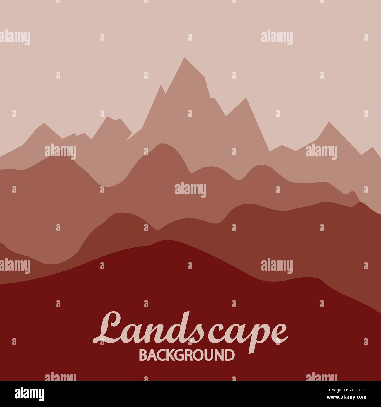 Mountain hills landscape background vector Stock Vector Image & Art - Alamy