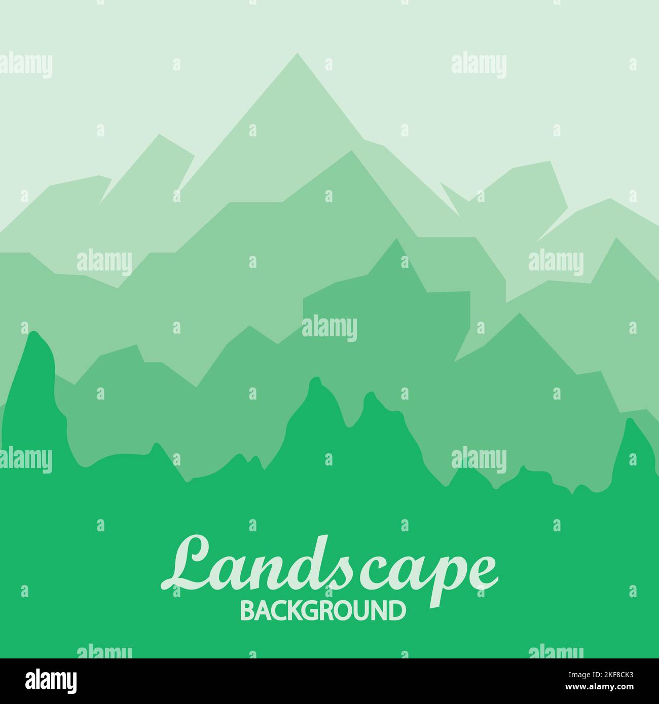 Mountain hills landscape background vector Stock Vector Image & Art - Alamy