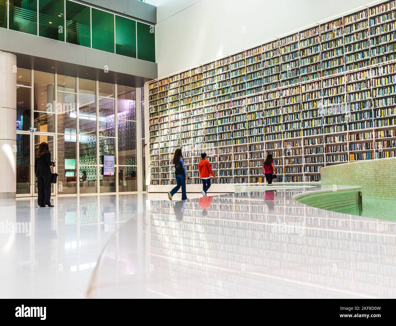 Dubai, UAE - 10.15.2022 - Visitors at Sheikh Mohammed Bin Rashid public ...