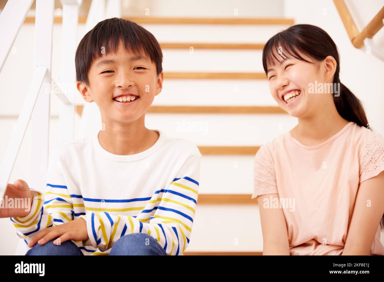 Japanese kids at home Stock Photo - Alamy