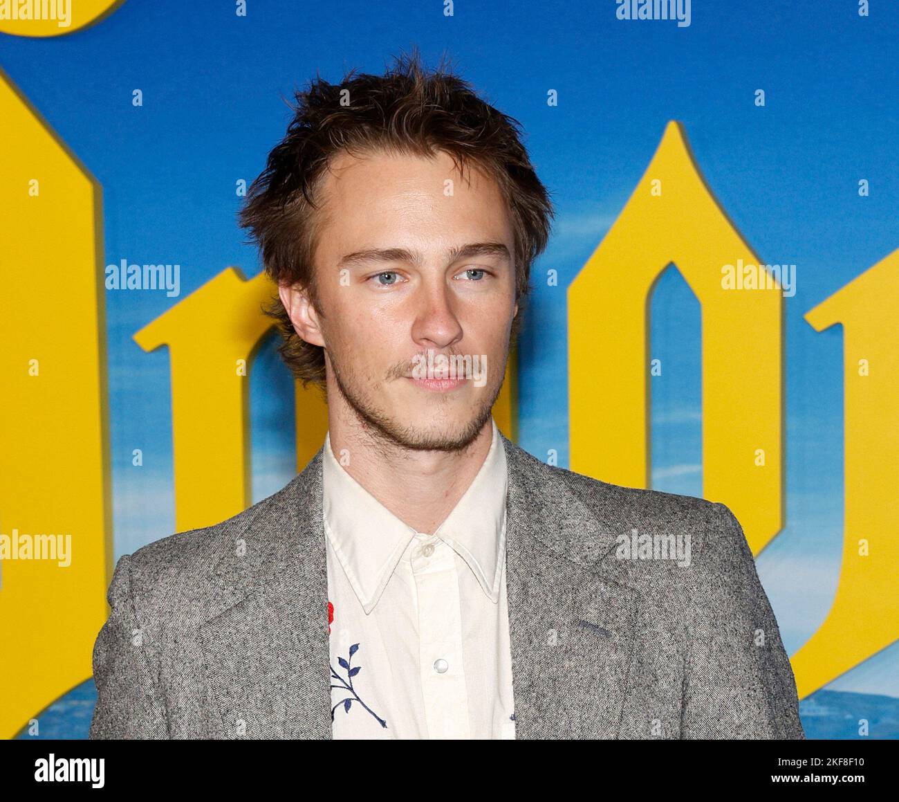 Los Angeles, CA, - Nov 14, 2022: Drew Starkey arrives at the Premiere ...