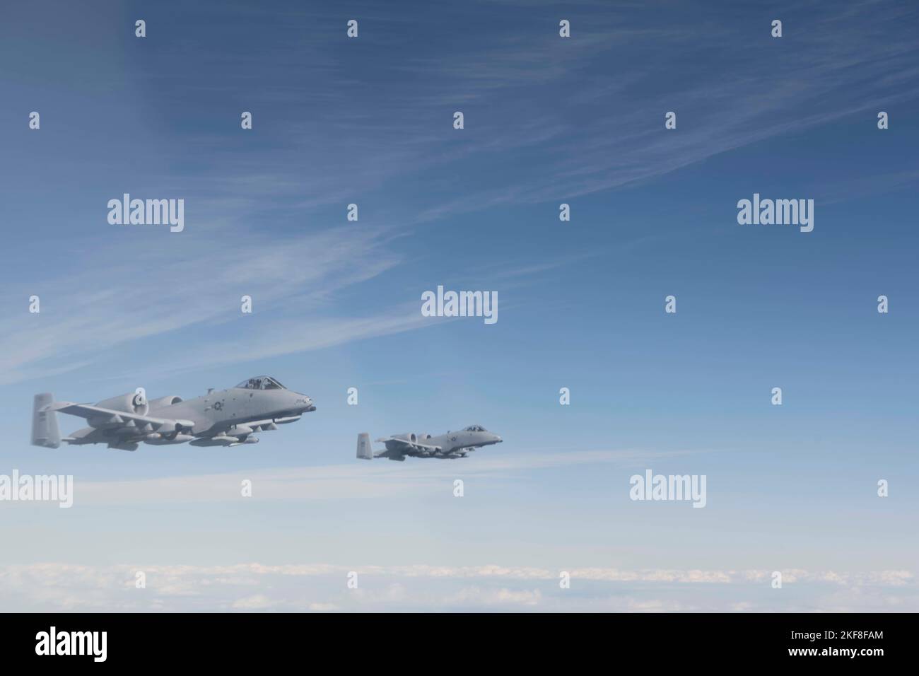 A-10C Thunderbolt’s II assigned to Nellis Air Force Base, Nevada, fly ...