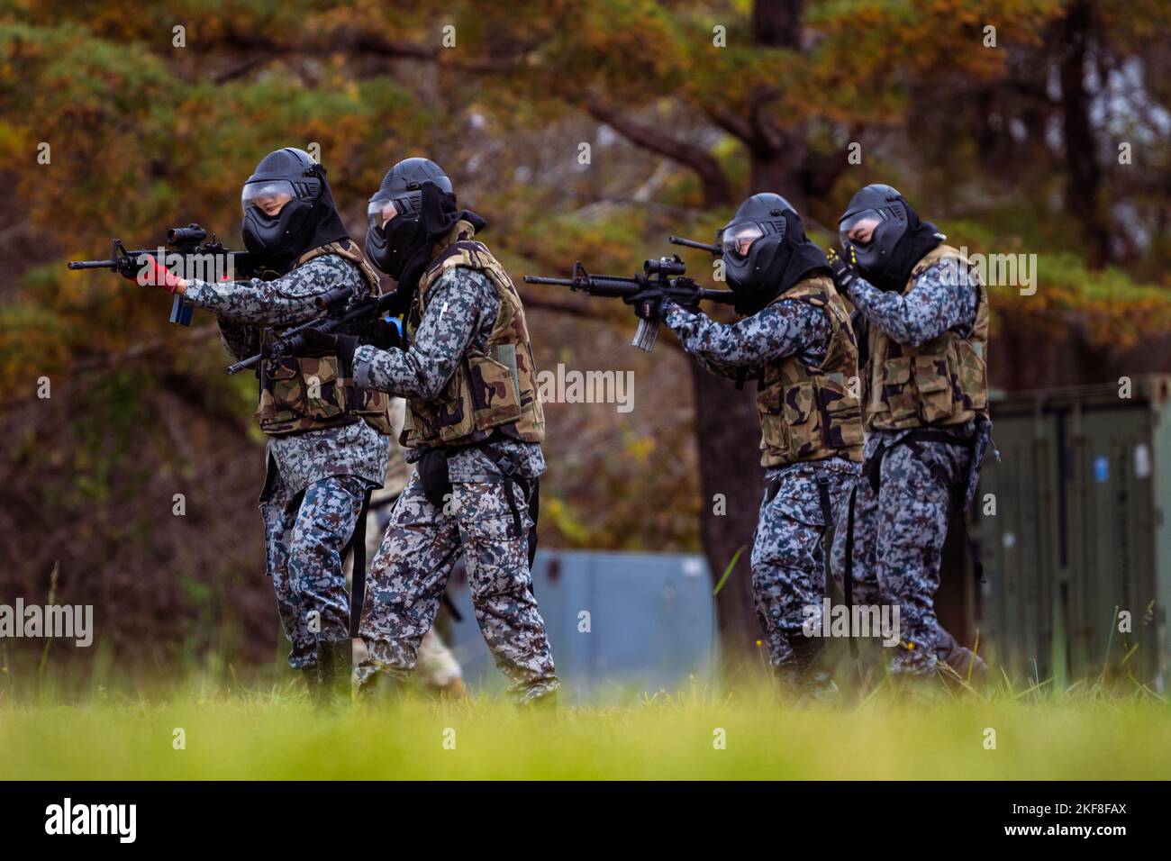 Japan Air Self-Defense Force members participate in the 35th Security ...