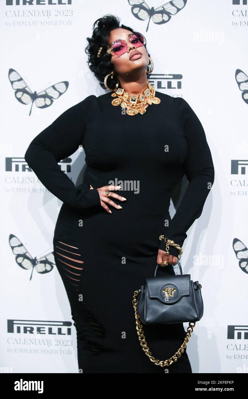 Milan, Italy. November 16, 2022, Precious Lee attends the Calendario ...