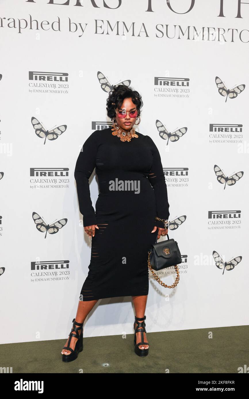 Milan, Italy. November 16, 2022, Precious Lee attends the Calendario ...