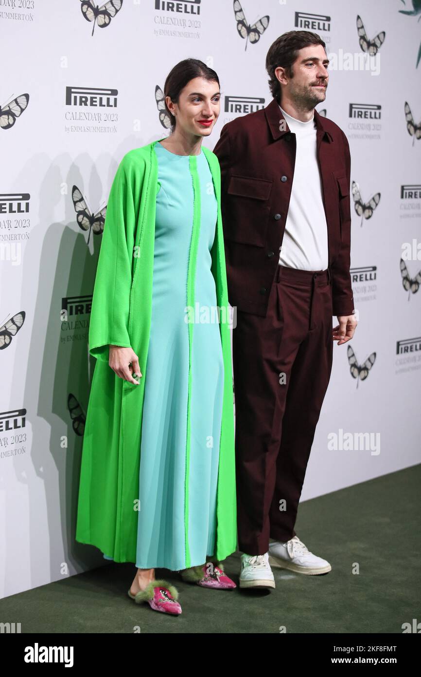 Milan, Italy. November 16, 2022, Marta Ferri, Carlo Borromeo attend the ...