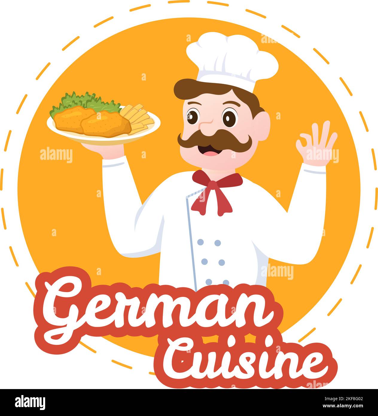 German Food Restaurant with Collection of Delicious Cuisine Traditional ...