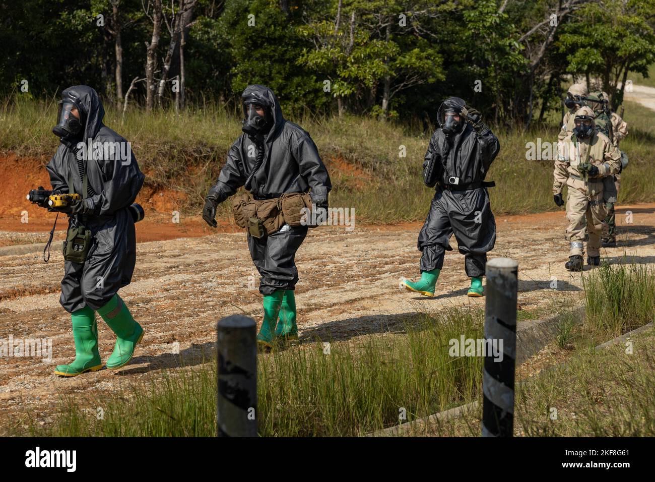 U.S. Marine chemical, biological, radiological, and nuclear specialists ...