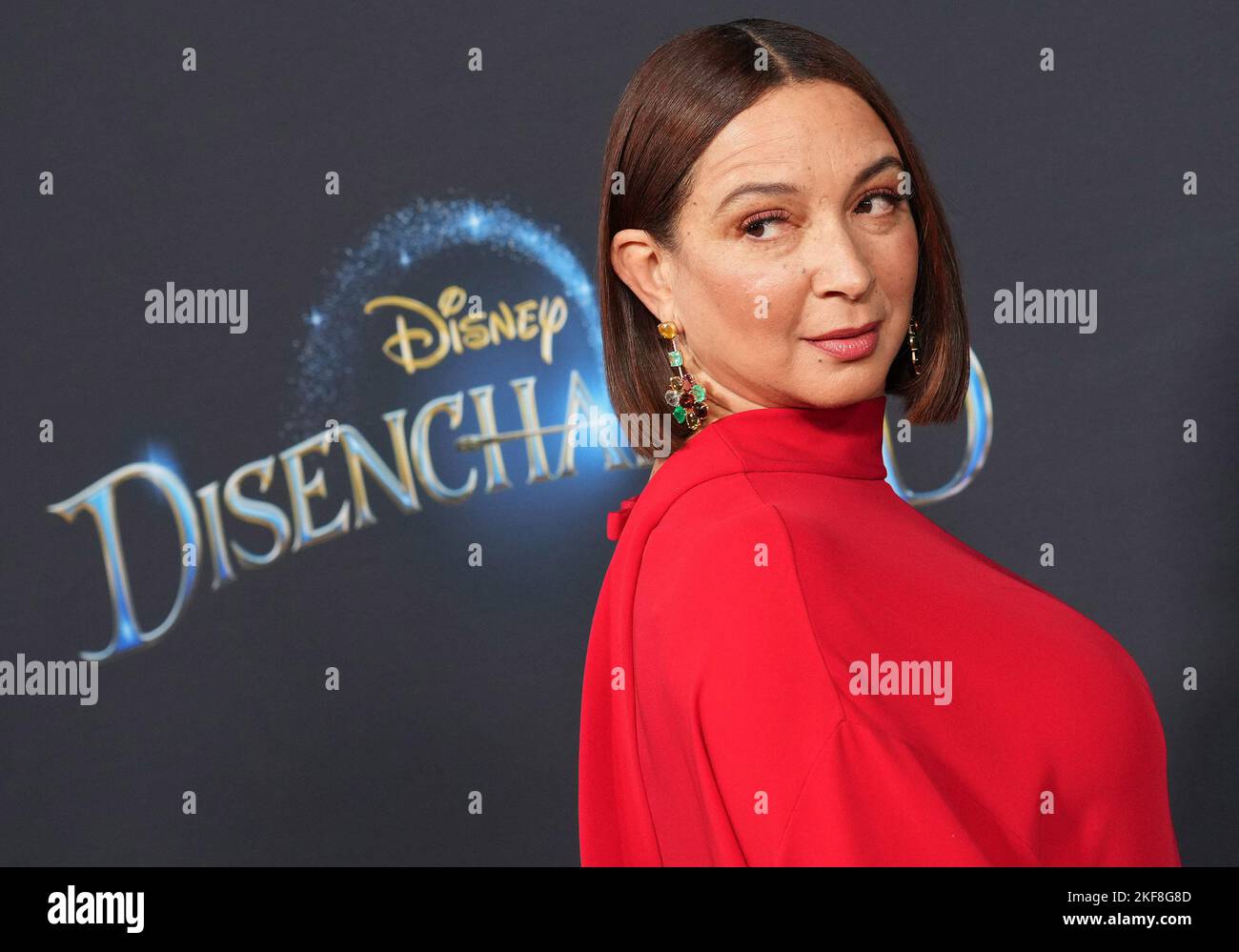 Maya Rudolph arrives at the Disney's DISENCHANTED Premiere held at the ...