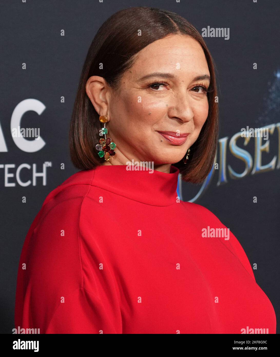 Maya Rudolph arrives at the Disney's DISENCHANTED Premiere held at the ...