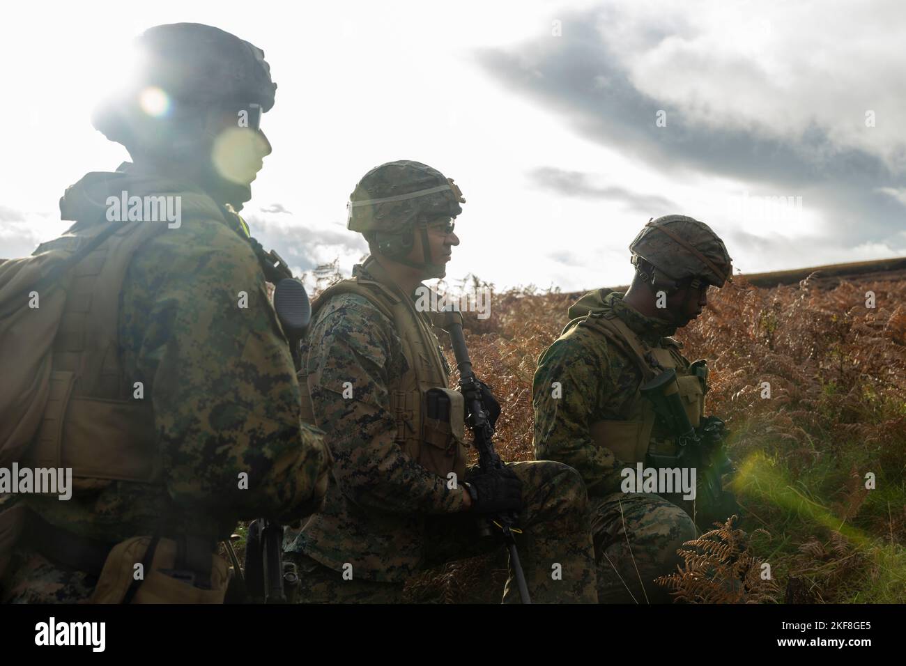 U.S. Marines with 2nd Platoon, Alpha Company, Fleet Anti-terrorism ...