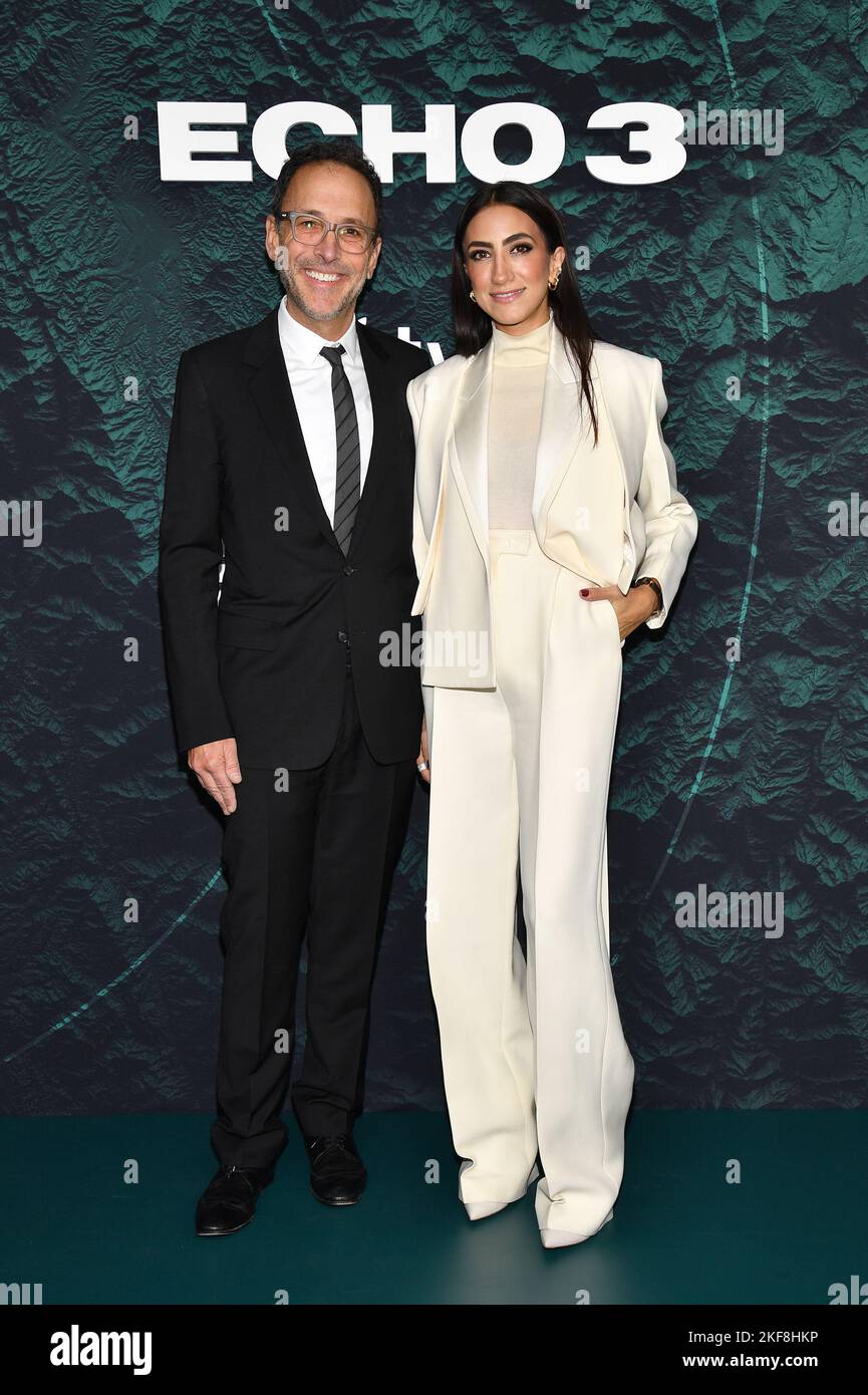 New York, USA. 16th Nov, 2022. (L-R) EP Peter Traugott and Mandana ...