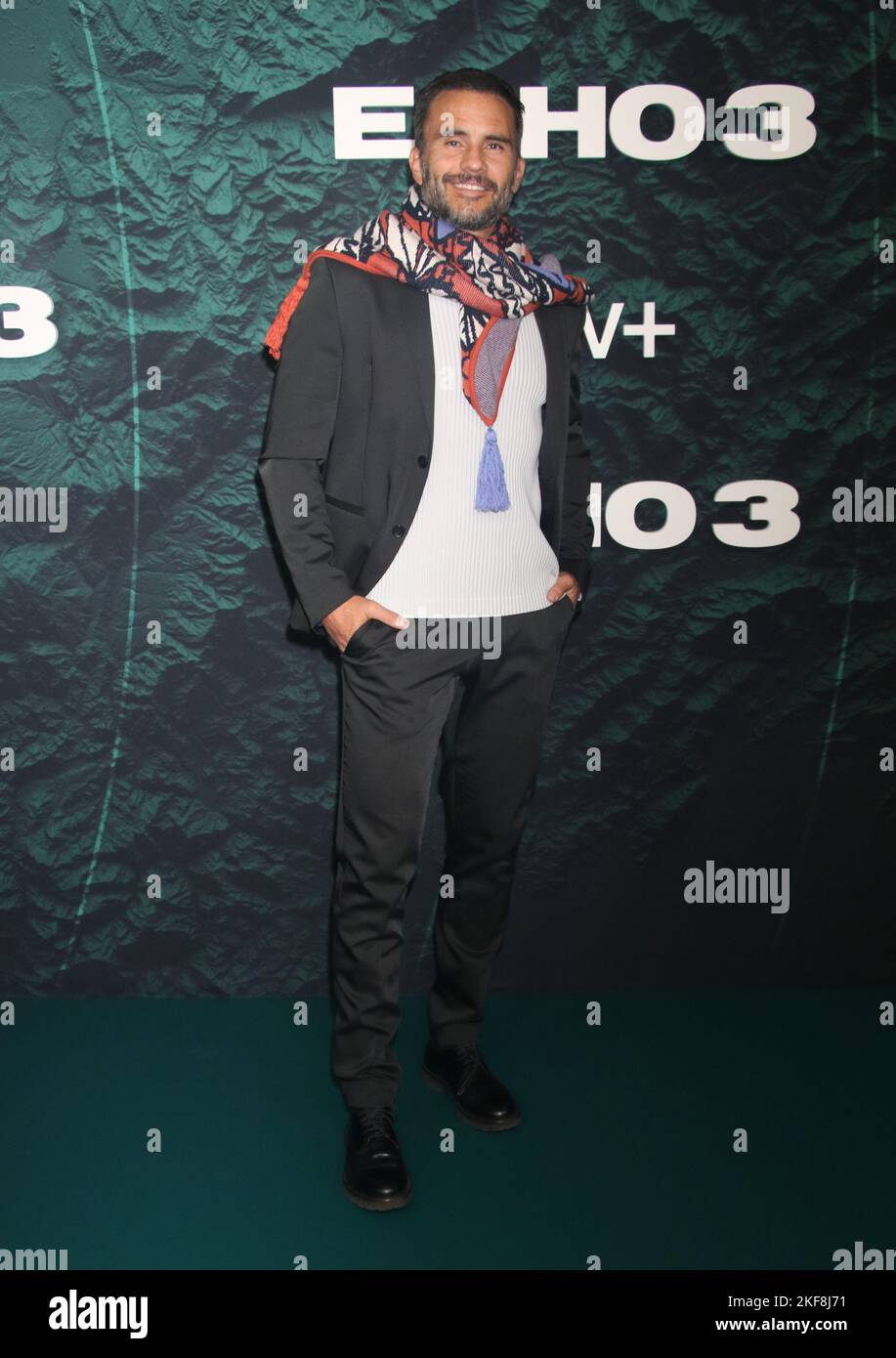 New York, NY, USA. 16th Nov, 2022. Juan Pablo Raba at the Apple TV Echo ...