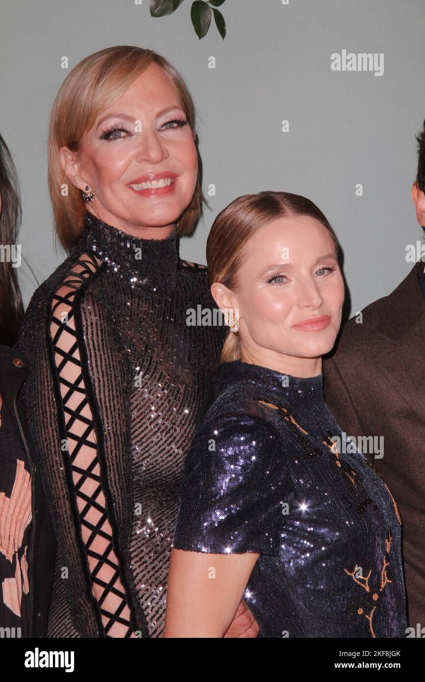 Los Angeles, USA. 17th Nov, 2022. Allison Janney, Kristen Bell at "The ...