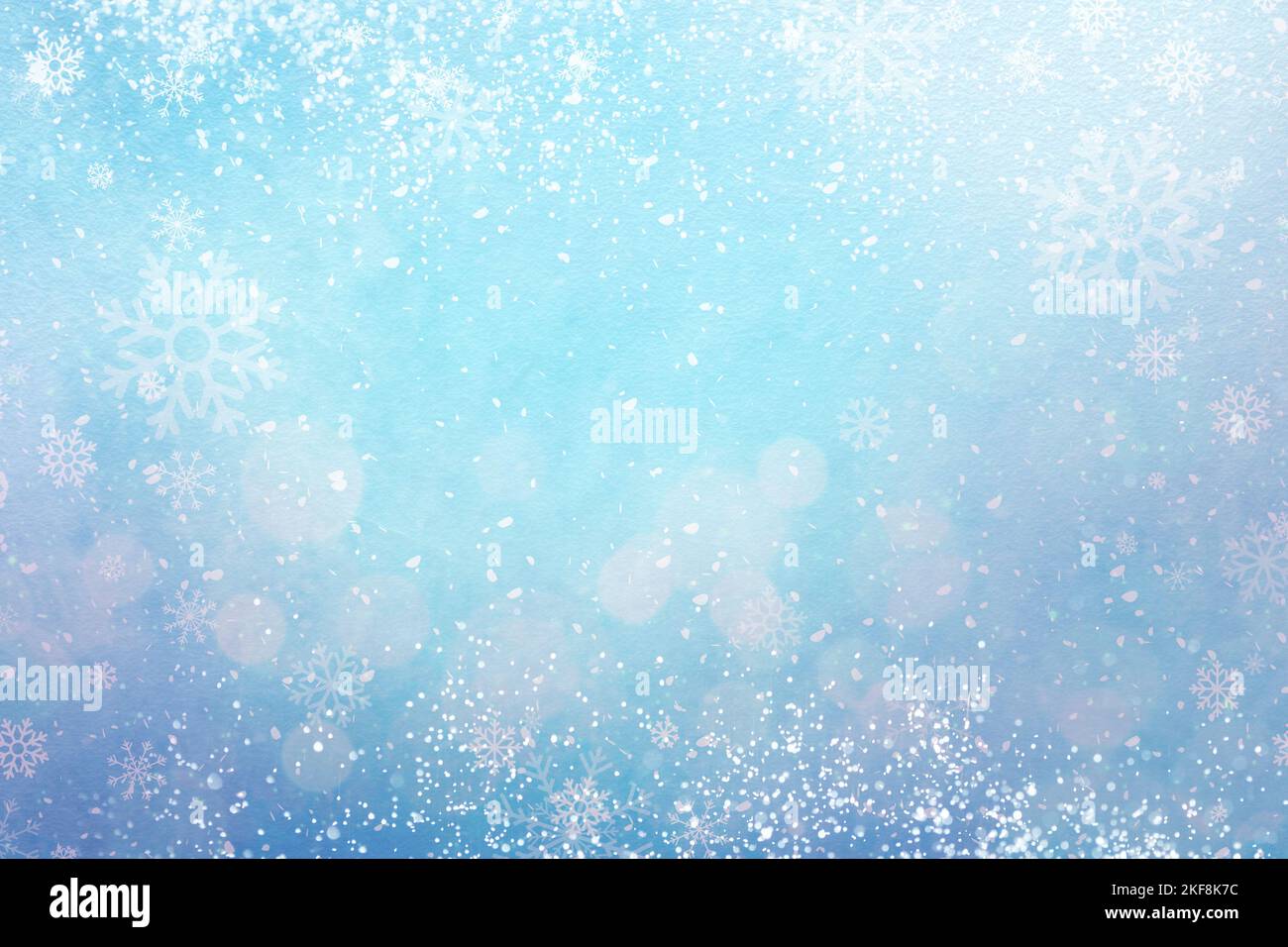 Mockup of greeting banner for New Year celebration on blue background ...