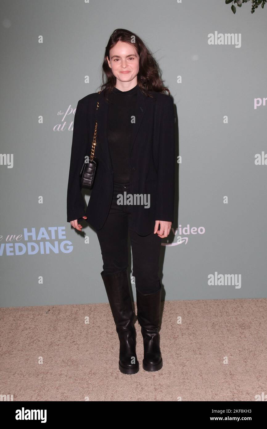 Los Angeles, USA. 17th Nov, 2022. Micaela Wittman at "The People We ...