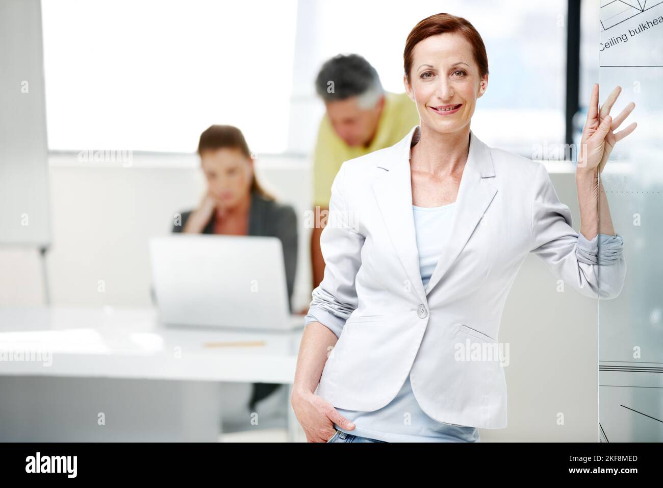 She makes sure their office runs like a well-oiled machine. A mature ...