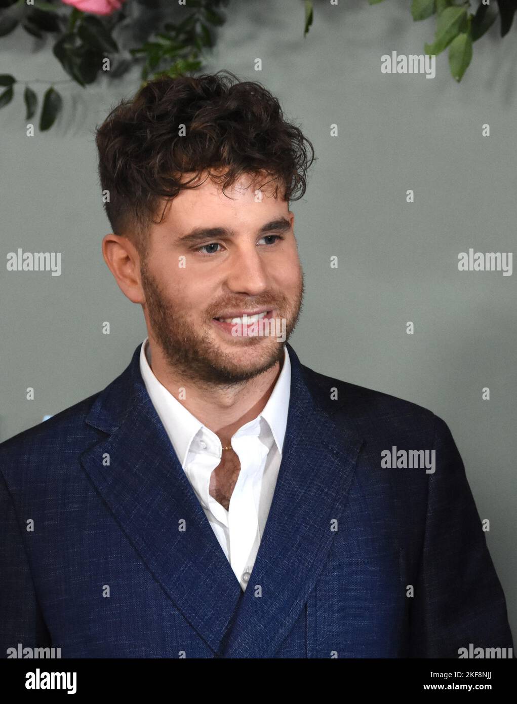 Los Angeles, California, USA 16th November 2022 Actor/singer Ben Platt ...