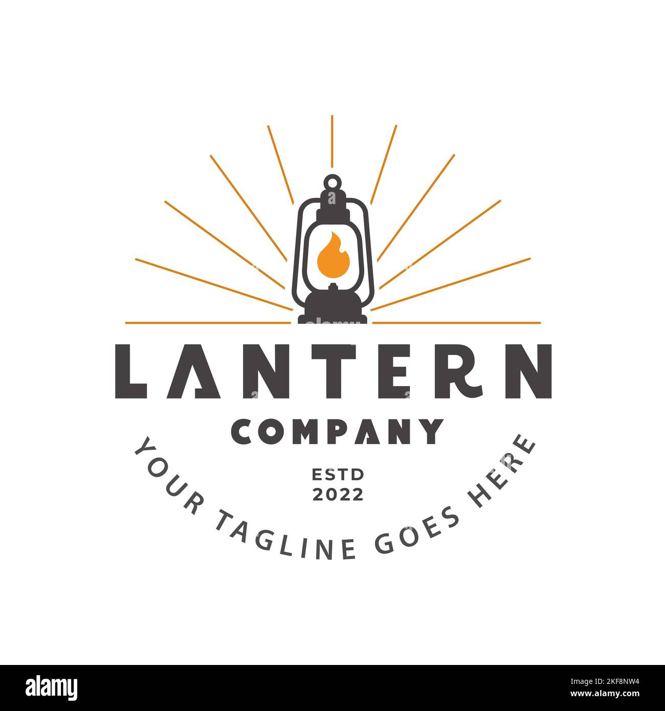 Vintage Restaurant Lantern Inspiration ray of light classic lamp logo ...