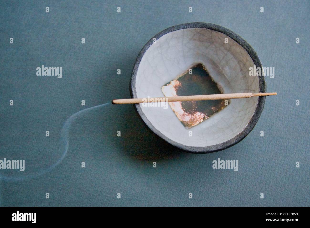 Burning incense stick Stock Photo - Alamy
