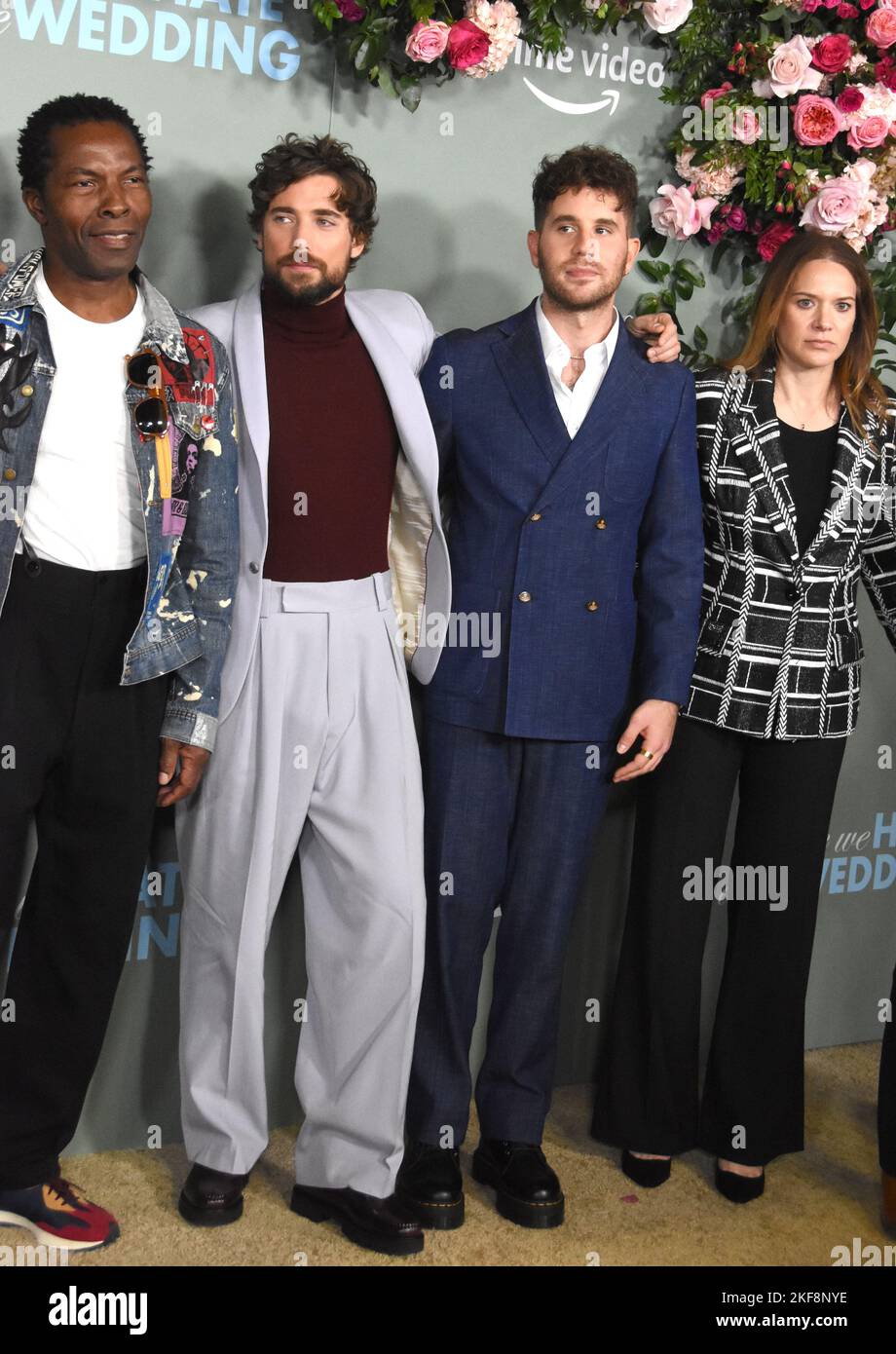 Los Angeles, California, USA 16th November 2022 Actor Dustin Milligan ...