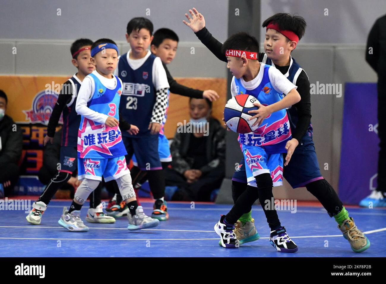 Young athletes are competing at the Junior 3x3 Basketball Challenge ...