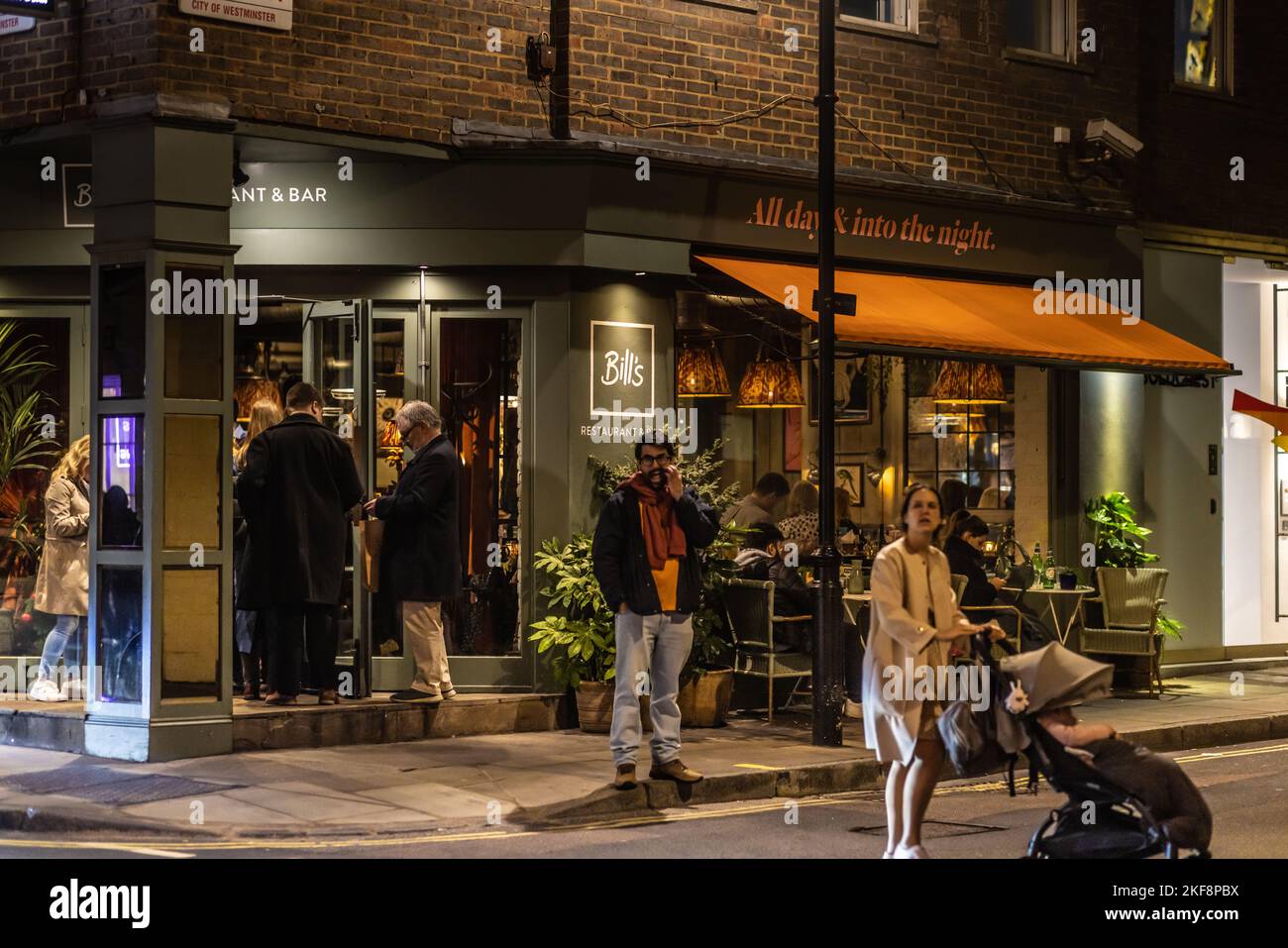 London West End by Night Stock Photo - Alamy