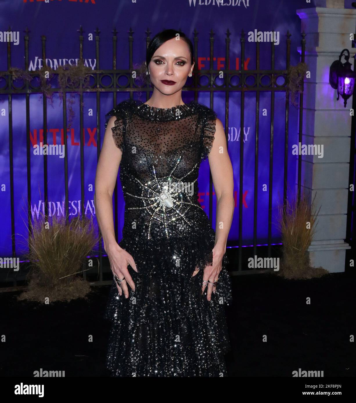 Christina Ricci arrives at Netflix WEDNESDAY Premiere Event held at ...