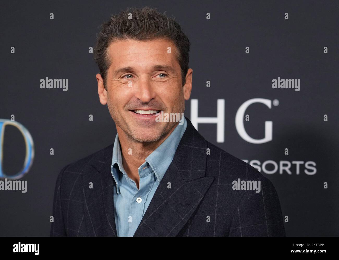 Patrick Dempsey arrives at the Disney's DISENCHANTED Premiere held at ...