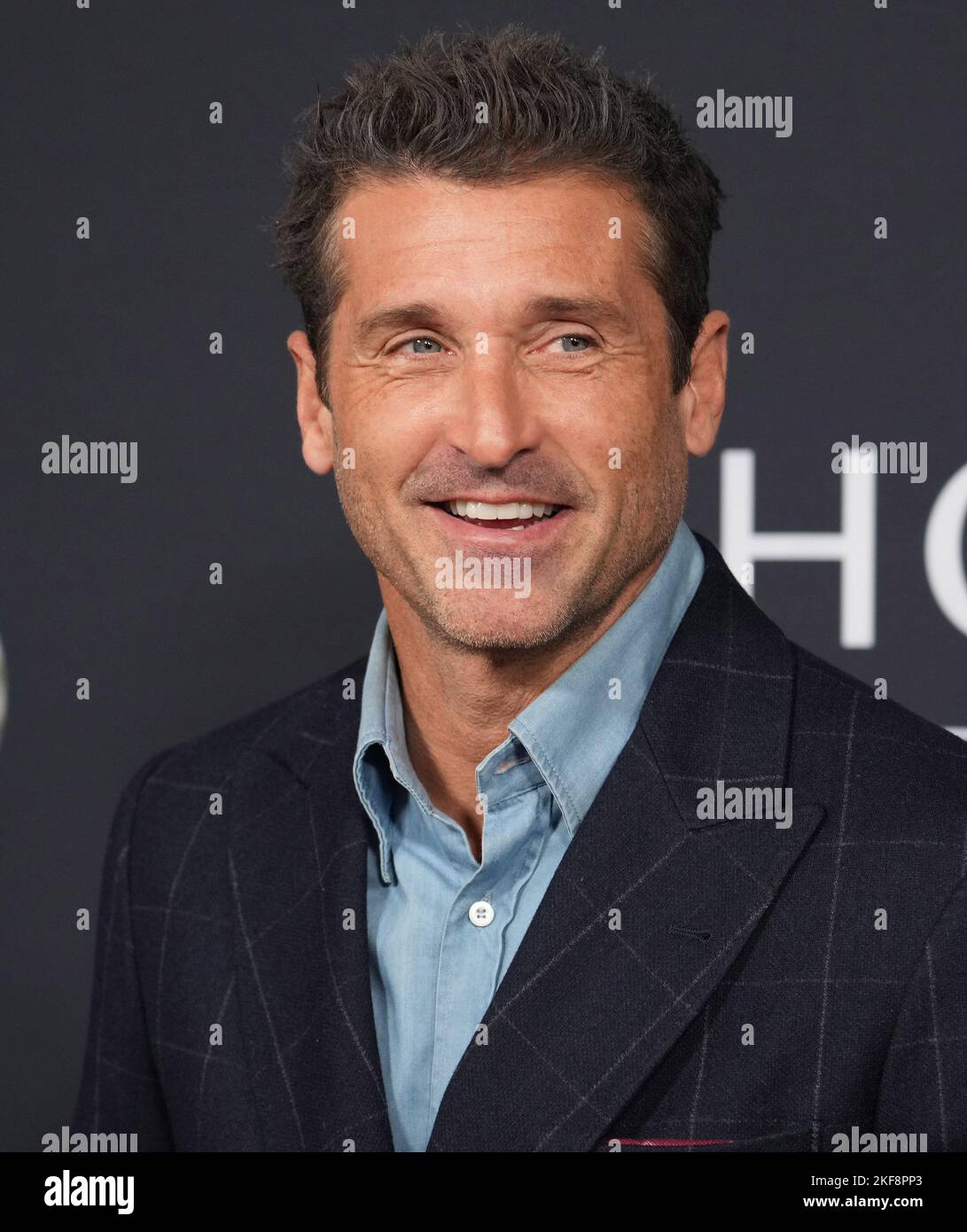 Patrick Dempsey arrives at the Disney's DISENCHANTED Premiere held at ...
